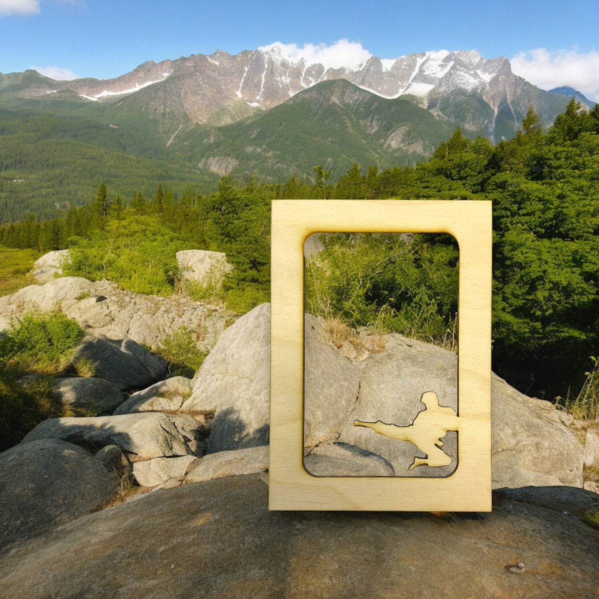Karate photo frame insert Baltic Birch (FRAME NOT INCLUDED ...