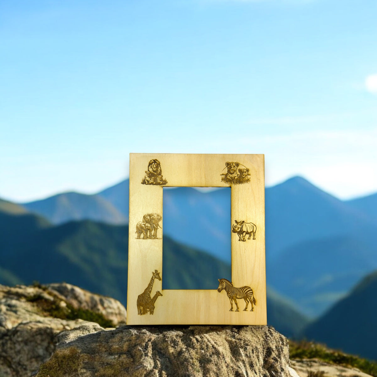 African Safari Animals 8x10 Photo frame insert for 5x7 Picture (FRAME ...
