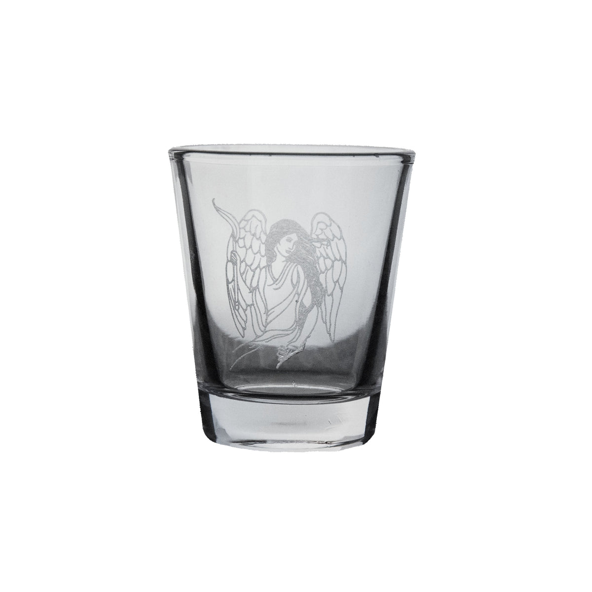 2oz Seated Angel Shot Glass – MythicPlasmaArt